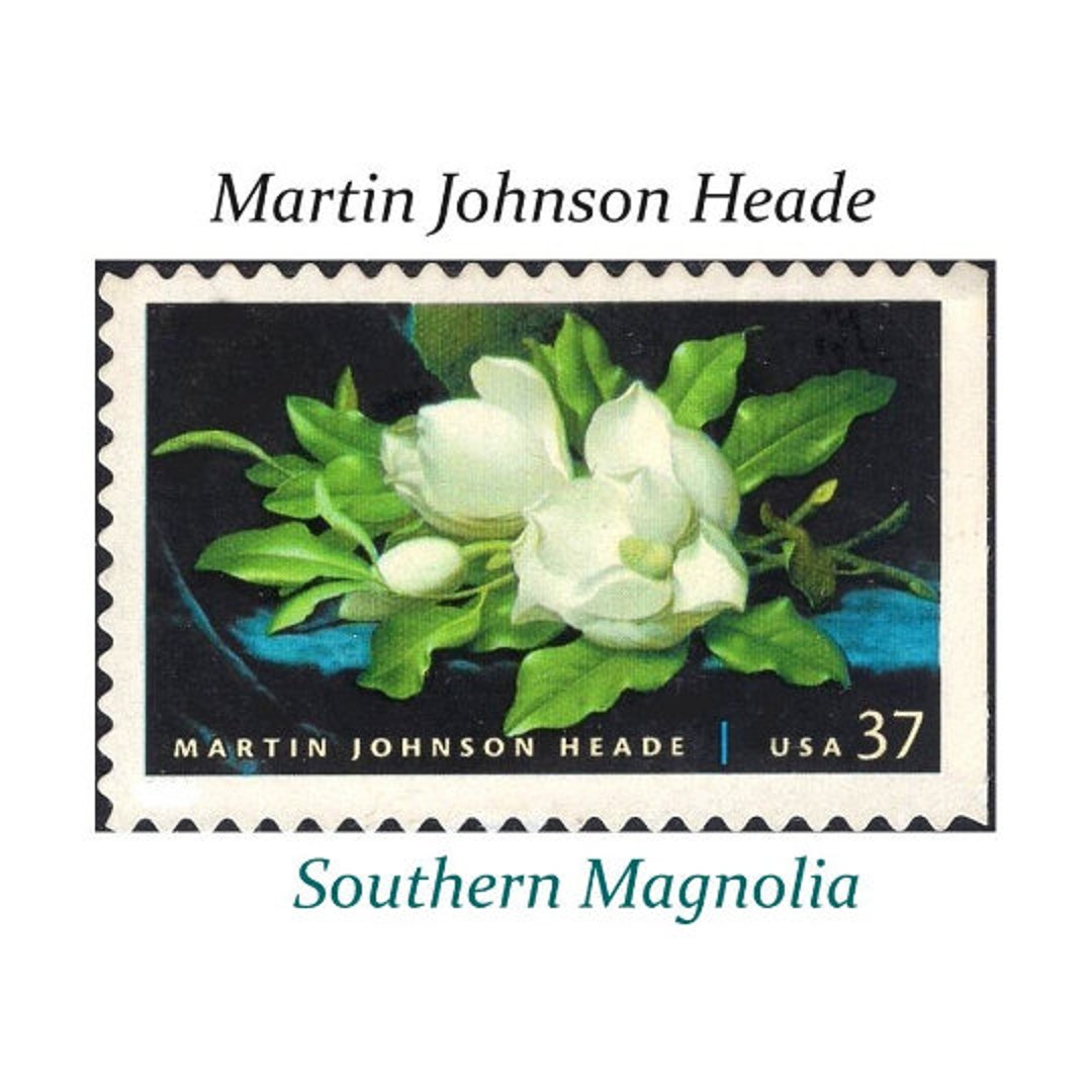 EIGHT 37c Southern Magnolia Stamp | 8 Pack Vintage Unused Postage ...