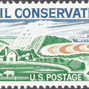 TWENTY 4c Soil Conservation Stamp .. Vintage Unused US Postage Stamp ...