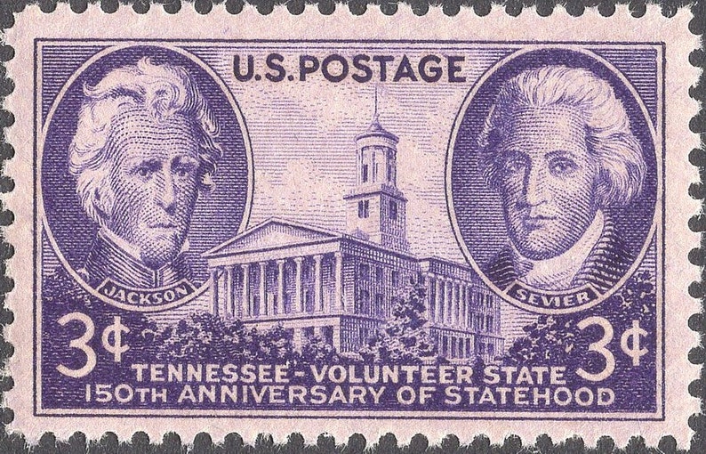3c Tennessee Statehood Stamp .. Unused US Postage Stamps .. | Etsy
