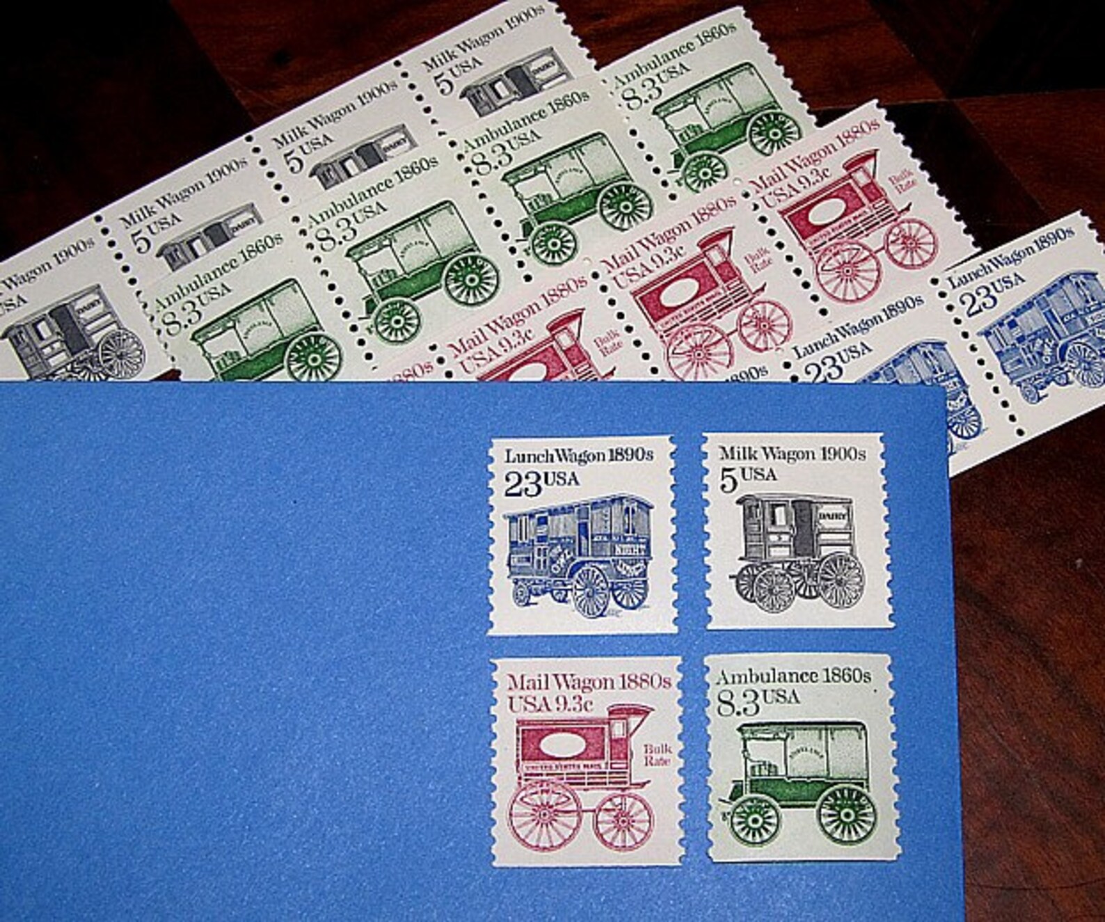 Antique Wagon Wheels .. Unused Vintage Postage Stamps .. | Etsy