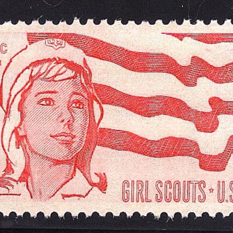 Girl Scout Stamp - Etsy