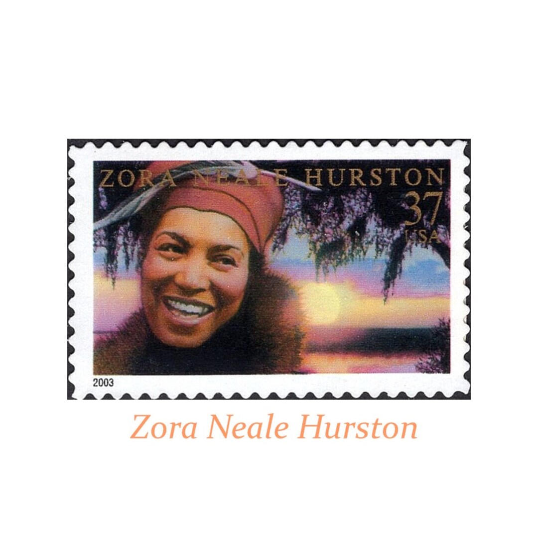TEN 37c Zora Neale Hurston Stamp | Unused US Postage Stamps | Harlem ...