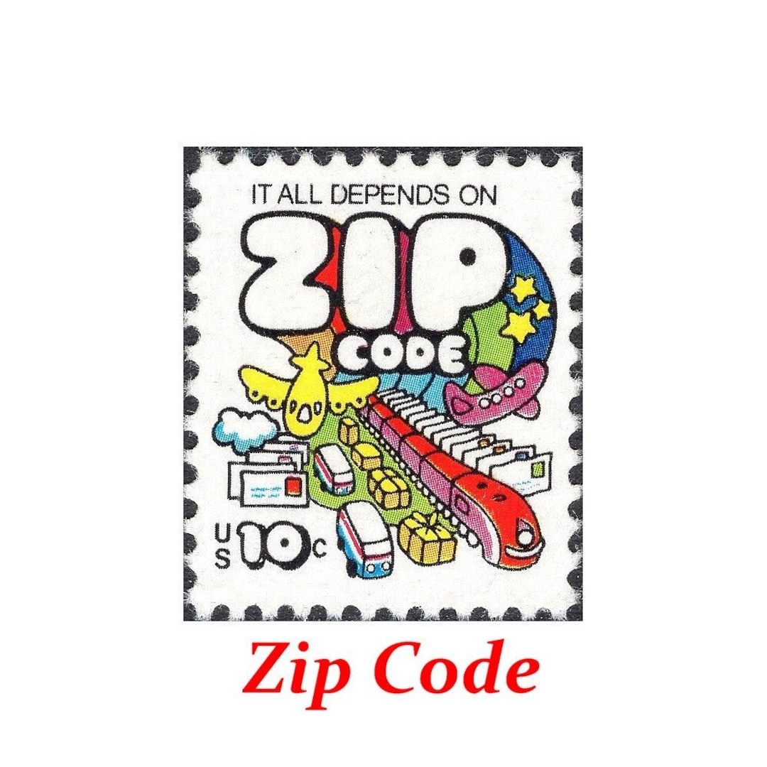 TEN 10c Zip Code Stamp .. Vintage Unused Postage Stamps | Mr Zippy ...