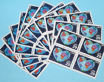 Planet Earth Stamps - Etsy