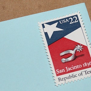 Vintage Unused US Postage Stamp 22c Republic of TEXAS Stamp of 1986 ...