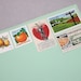 Apples and Oranges .. Unused Vintage Postage Stamps .. to Mail 10 ...