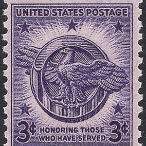 3c Honorable Discharge Stamp .. Unused US Postage Stamps .. Pack of 20 ...