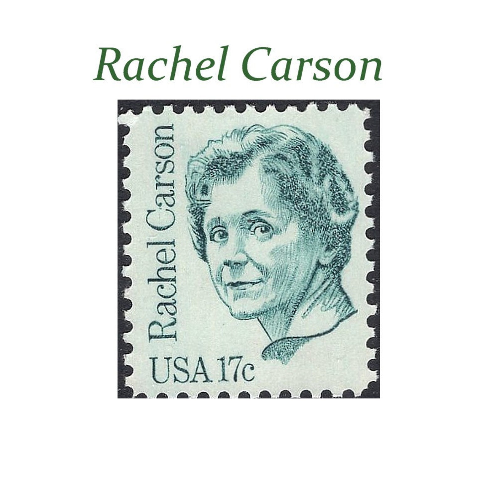 Pack of 10 Stamps .. 17c Rachel Carson Vintage Unused US | Etsy