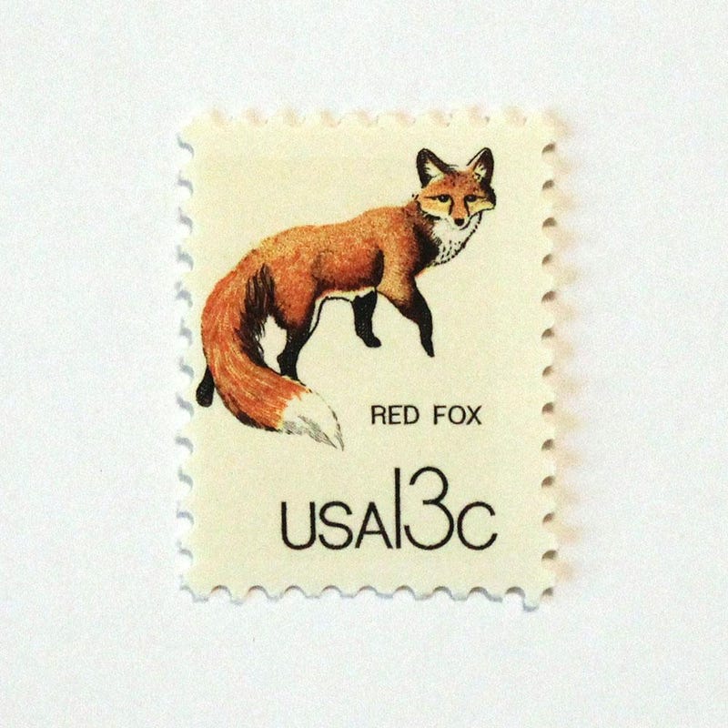 Fox Stamp - Etsy