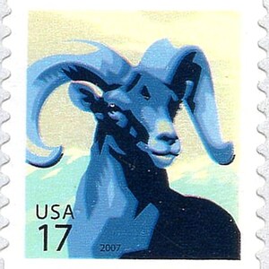 Ten 17c Bighorn Sheep Stamps .. Unused US Postage Stamps | Western ...