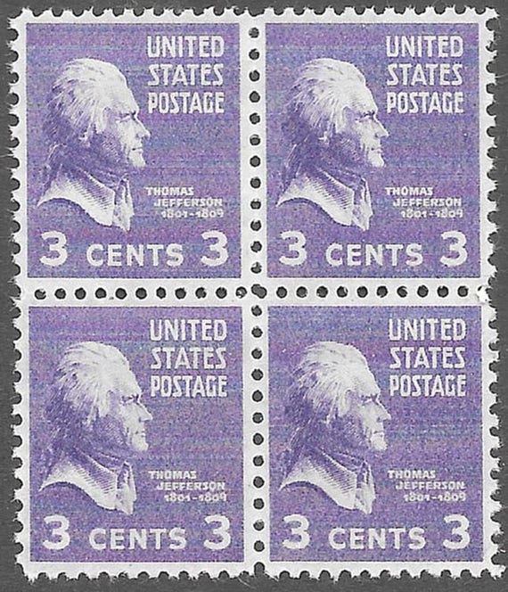 Jefferson United States Postage Stamps