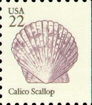 22c Seashell Stamps .. Vintage Unused US Postage Stamps .. Pack of 20 ...