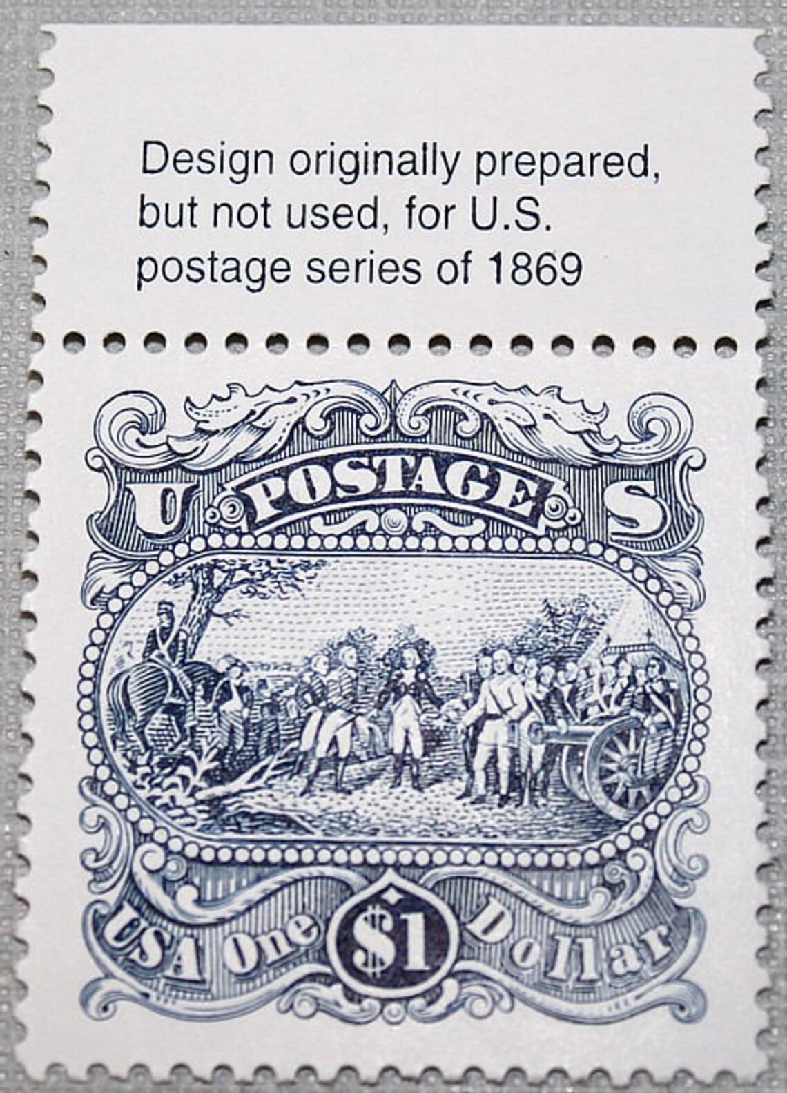FIVE 1-dollar Saratoga Stamps | Pack of 5 Vintage Unused Postage Stamps ...
