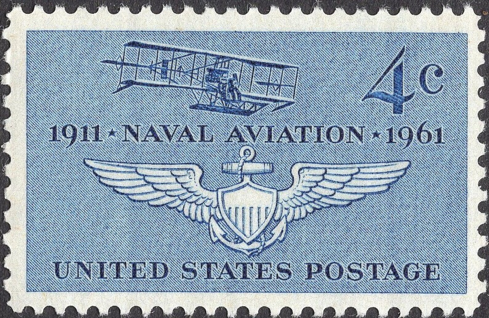 4c Naval Aviation stamp .. Unused US Postage Stamps .. Pack of | Etsy