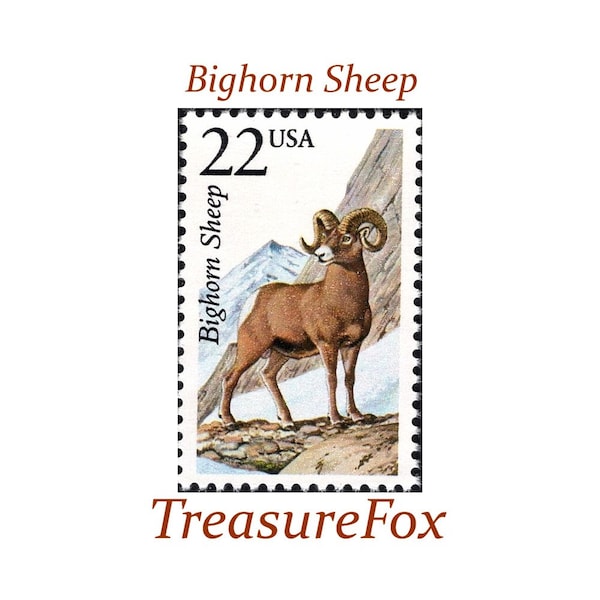 Bighorn Sheep Stamps - Etsy