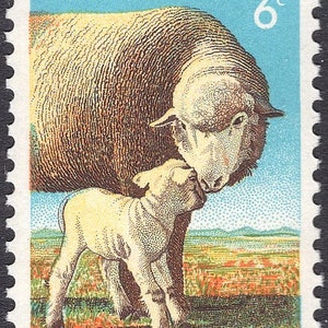 TWENTY 6c America's Wool Stamps .. Vintage Unused Postage Stamps | Baby ...