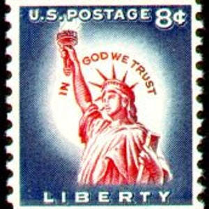 Lady Liberty II .. Unused Vintage US Postage Stamps .. Enough - Etsy