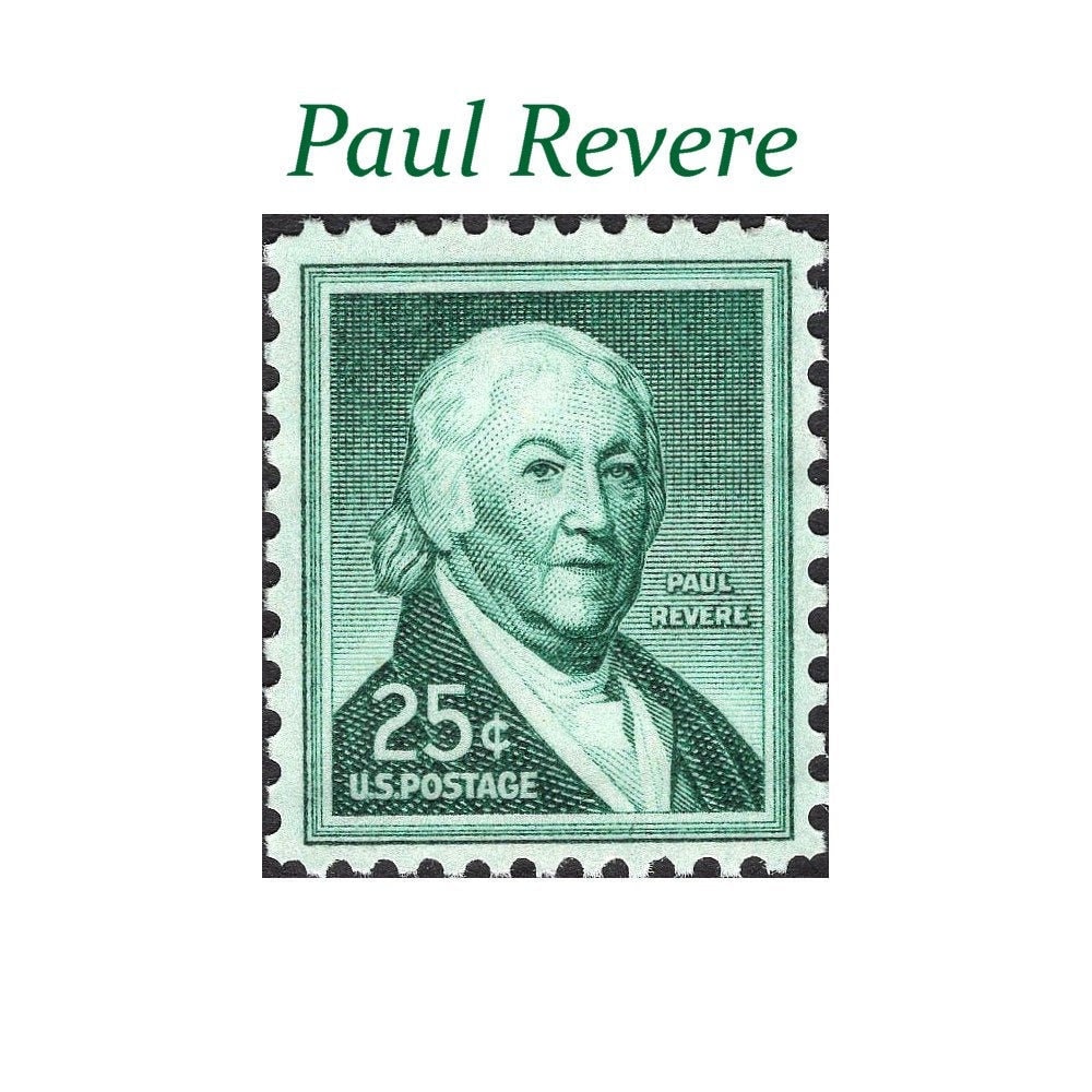 Paul Revere Silversmith Stamp