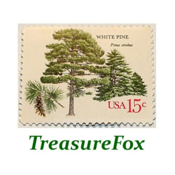 Pine Tree Stamp - Etsy
