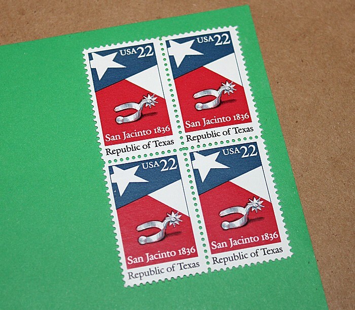 Vintage Unused US Postage Stamp 22c Republic of TEXAS Stamp of - Etsy