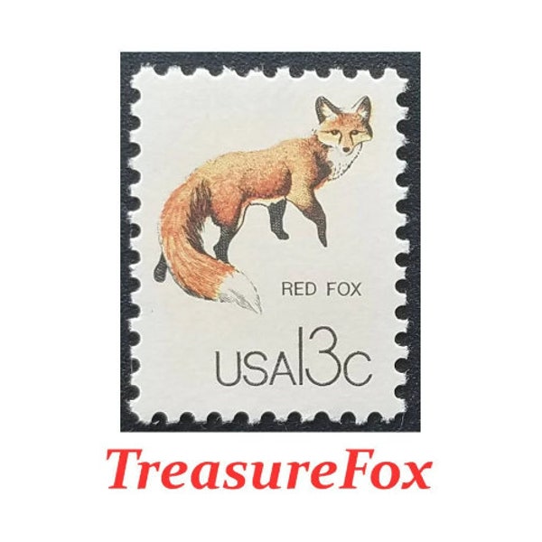 Fox Stamp - Etsy