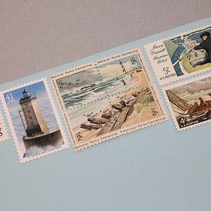 Beach FUN .. Unused Vintage US Postage Stamps .. 73c Rate | Enough to ...