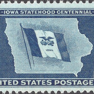 3c Iowa Statehood Stamp .. Unused US Postage Stamps .. Pack of 10 ...
