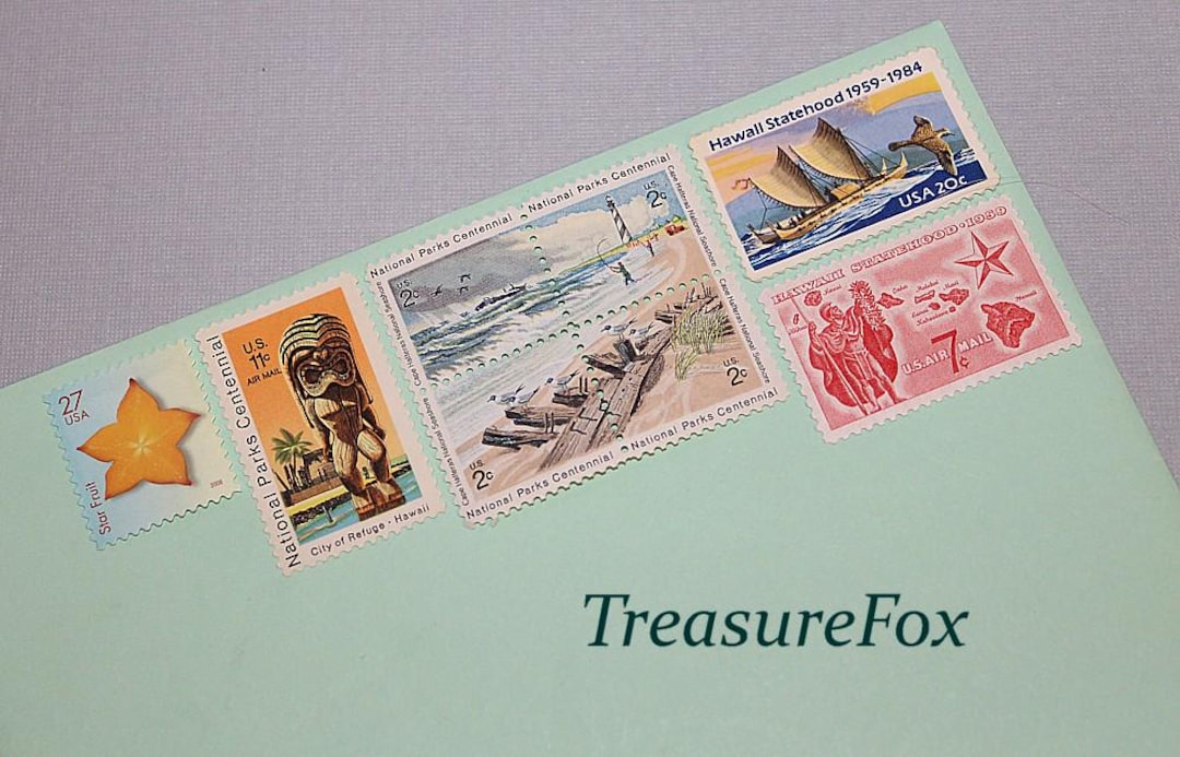 Aloha HAWAII Too .. Unused Vintage US Postage Stamps | Mail 10 Letters ...