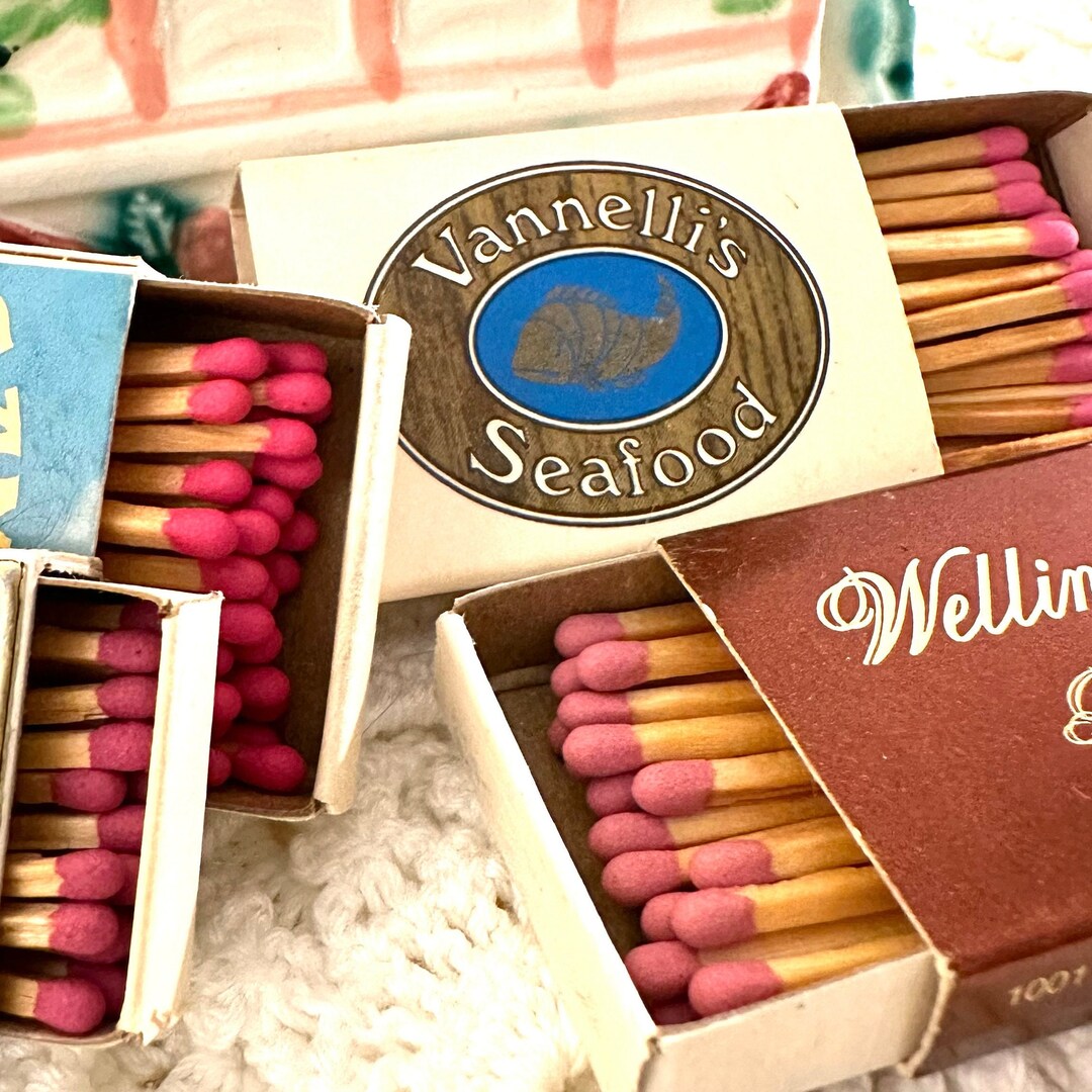 Vintage Match Boxes Colors in Listing - Etsy