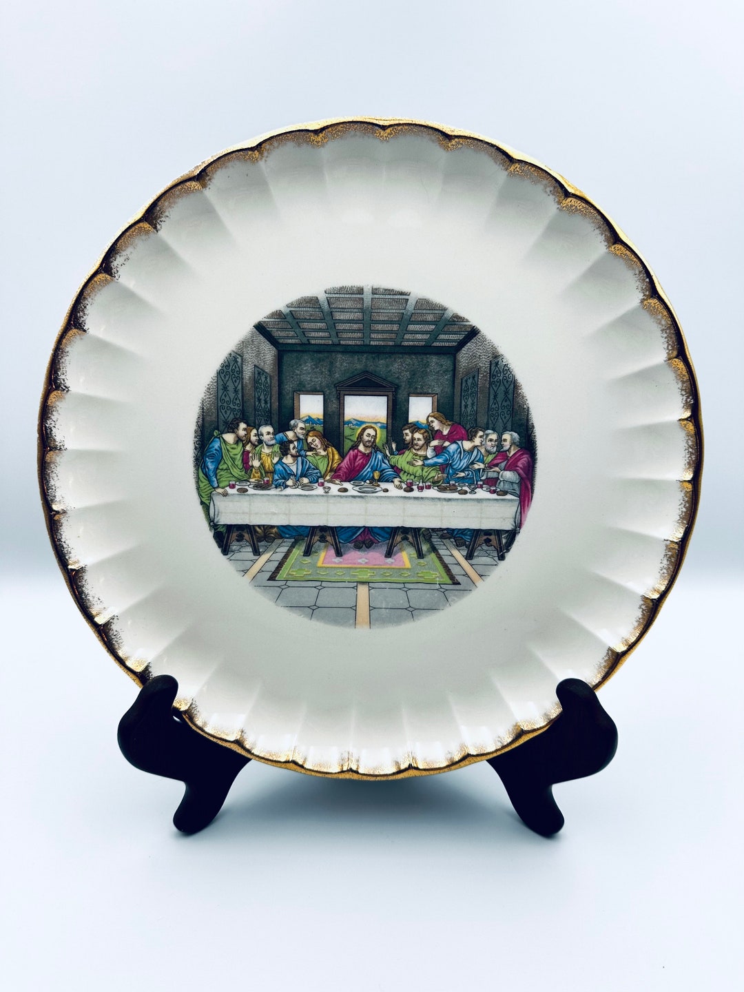 Last Supper China by W.S. George 24 Ct. Gold - Etsy