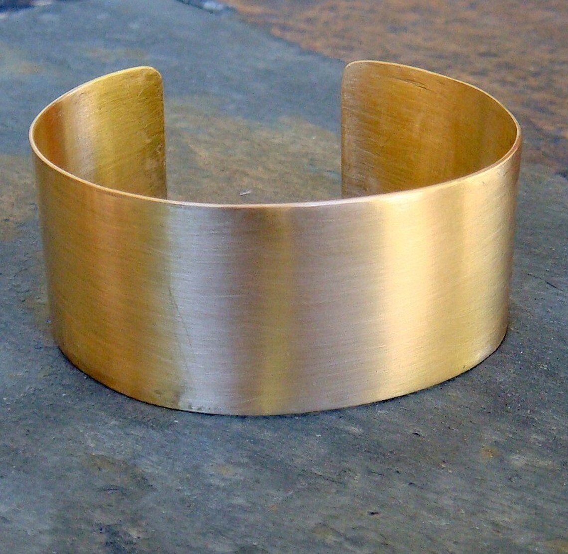 Gold Cuff Bracelet Satin Finish - Etsy