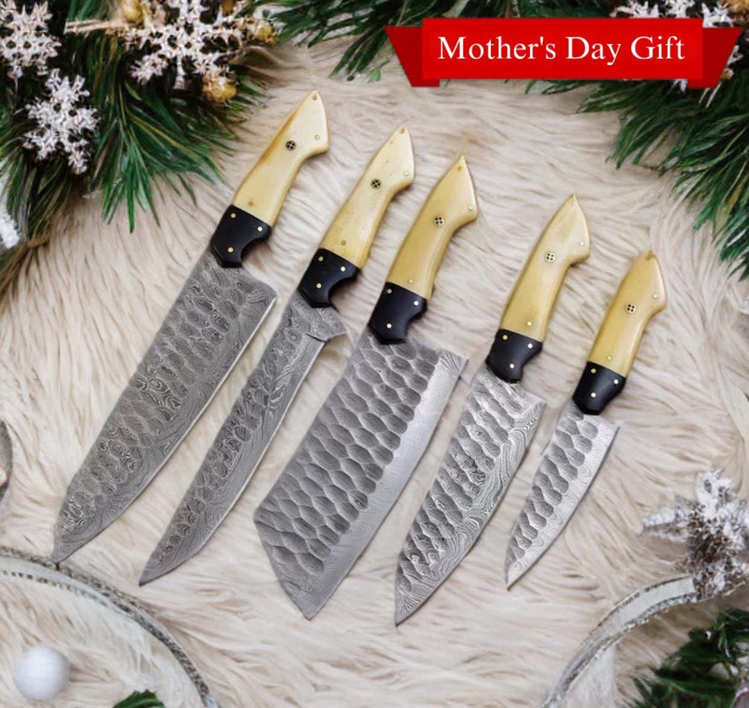 Kitchen Culinary Set, 7 Pcs Chef Set , BBQ Damascus Kitchen Set ...