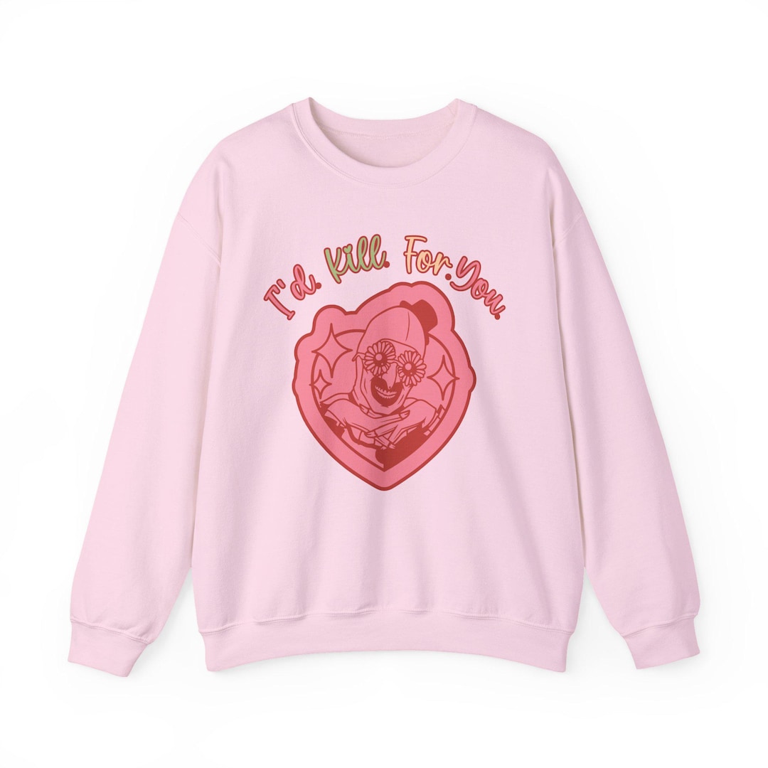 I'd Kill for You Art the Clown Valentine Shirt, Terrifier Movie ...