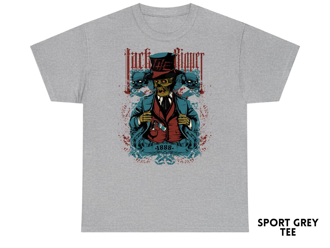 Retro Jack the Ripper Shirt, Serial Killer Murder, Vintage Distressed ...