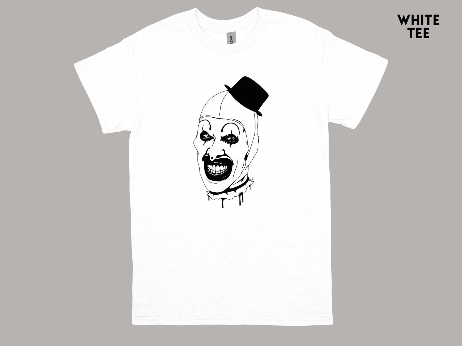 Unisex Terrifier Shirt, Art the Clown, Scary Clown, Halloween Shirt ...