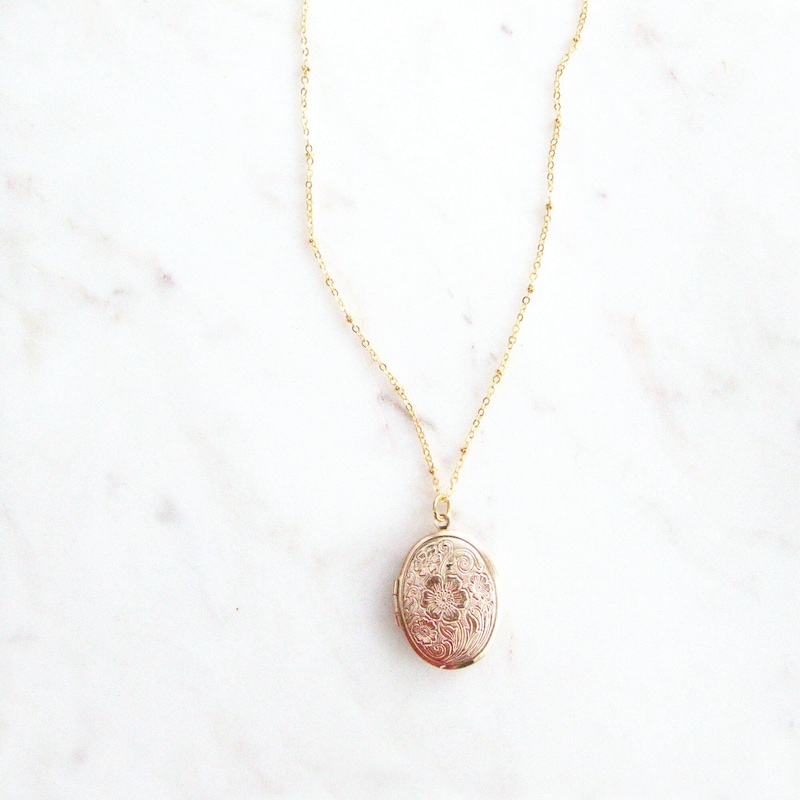 Long Locket Necklace - Etsy