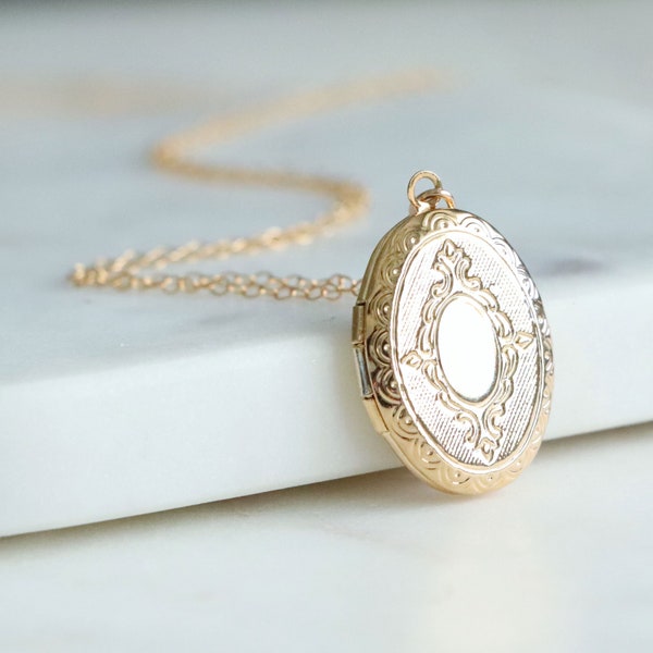 Gold Locket - Etsy