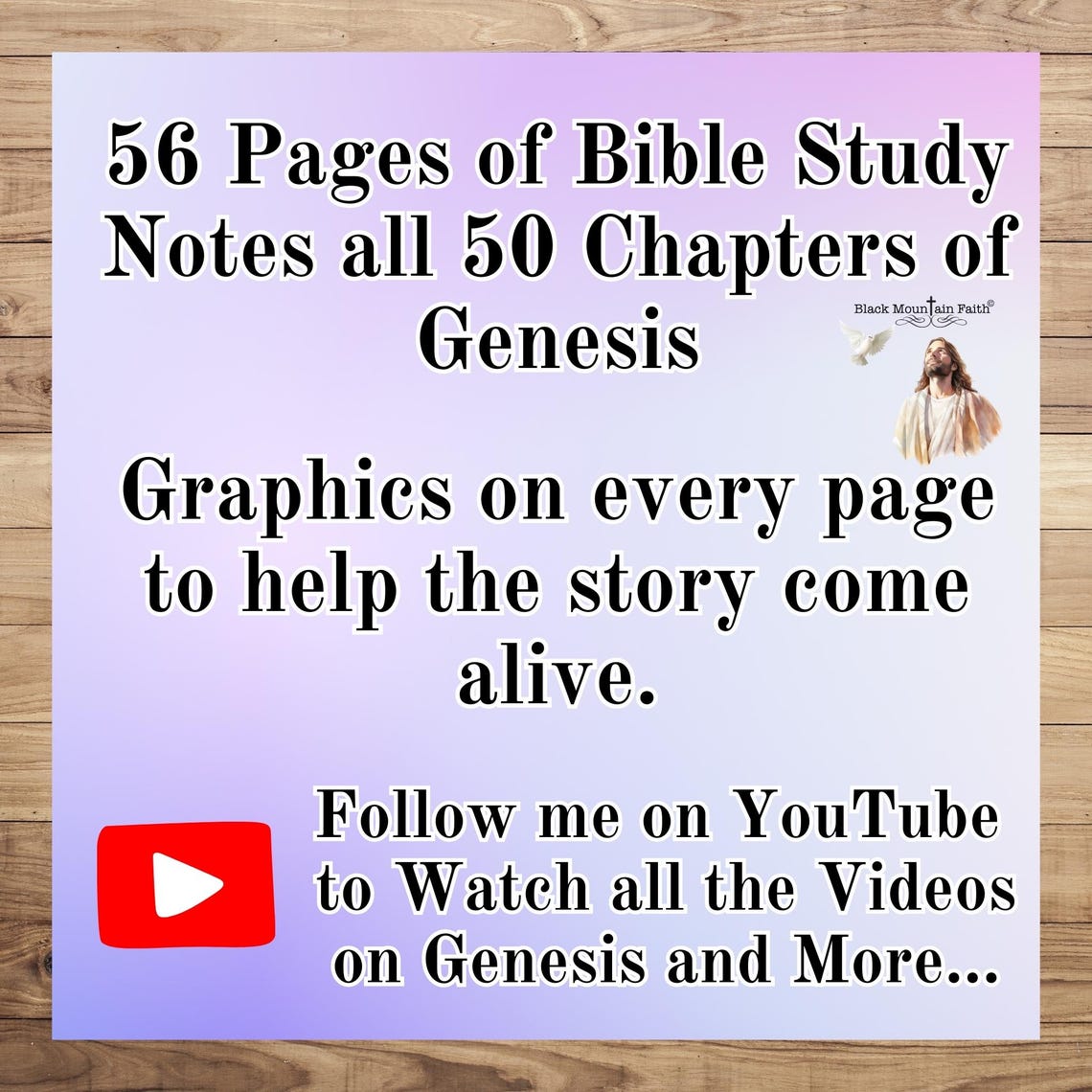 Printable GENESIS Study Notes || One Story That Leads to Jesus Series ...
