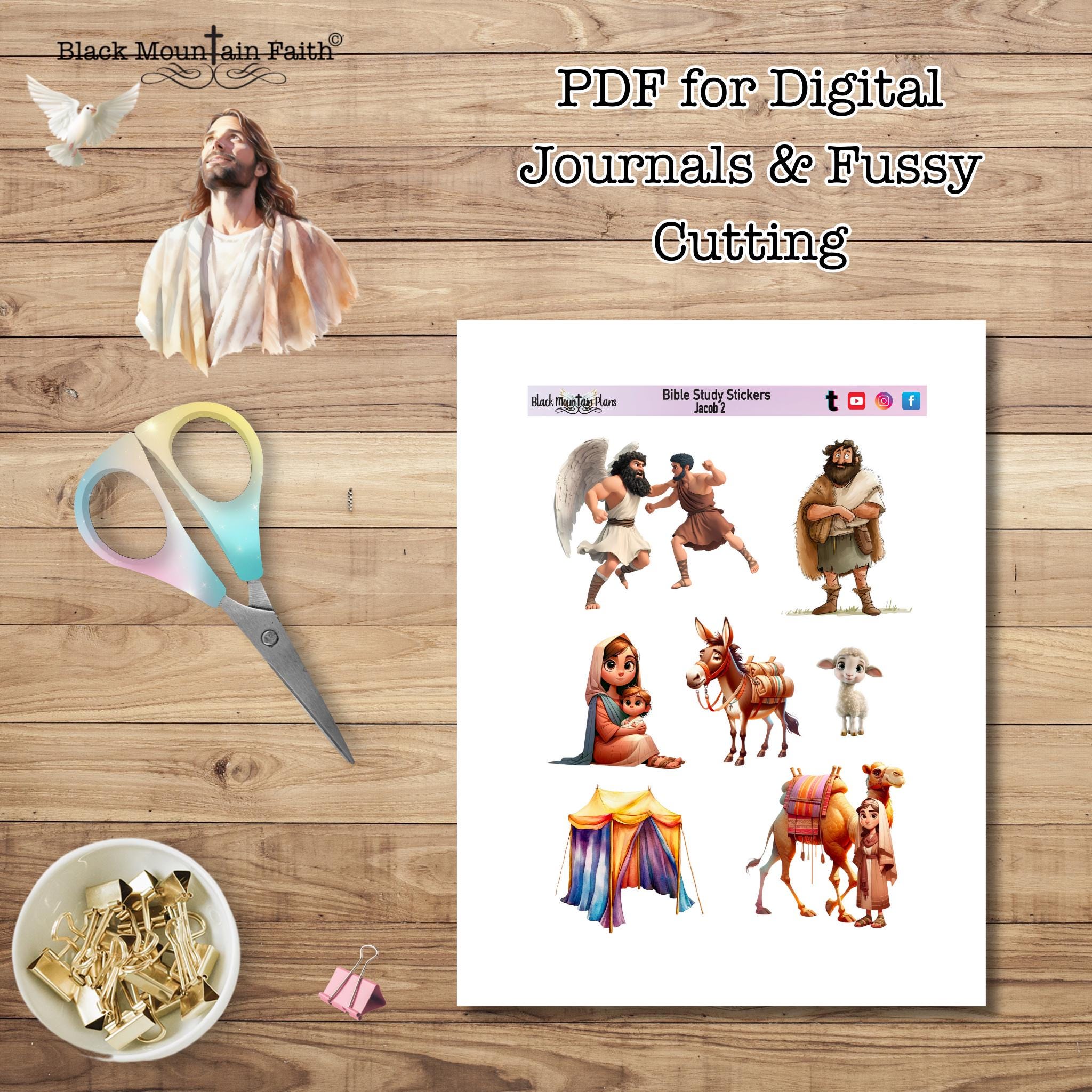Jacob 2 || GENESIS || Bible Reading Plan Deco Stickers - Etsy