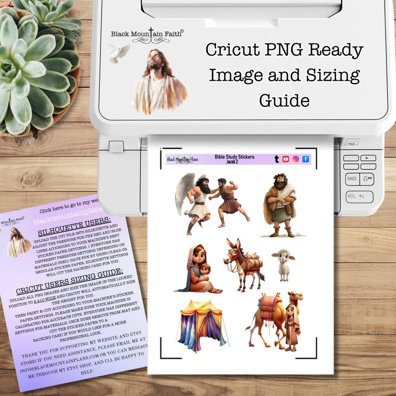 Jacob 2 || GENESIS || Bible Reading Plan Deco Stickers - Etsy