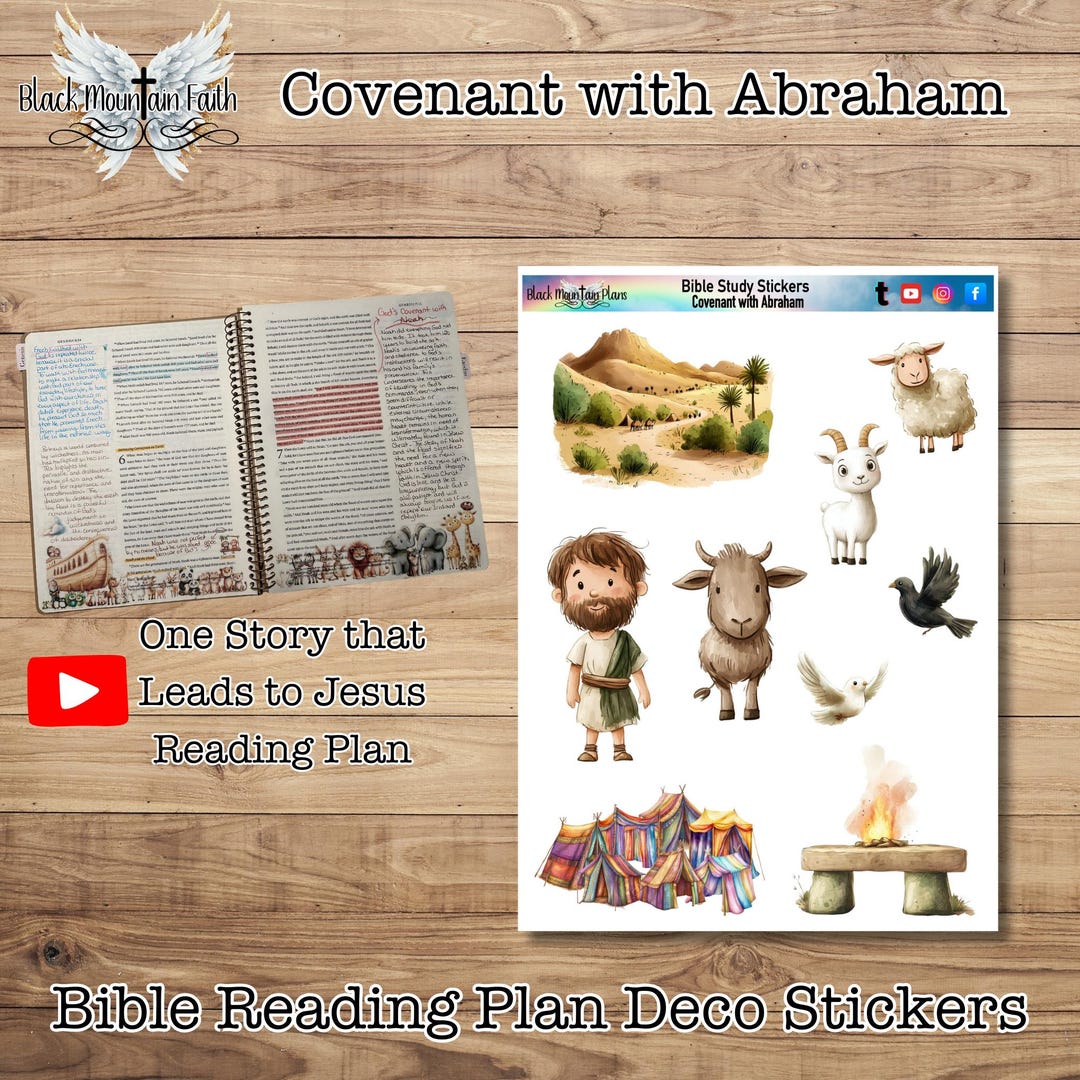 Covenant With Abraham || Bible Reading Deco and Journaling Stickers ...