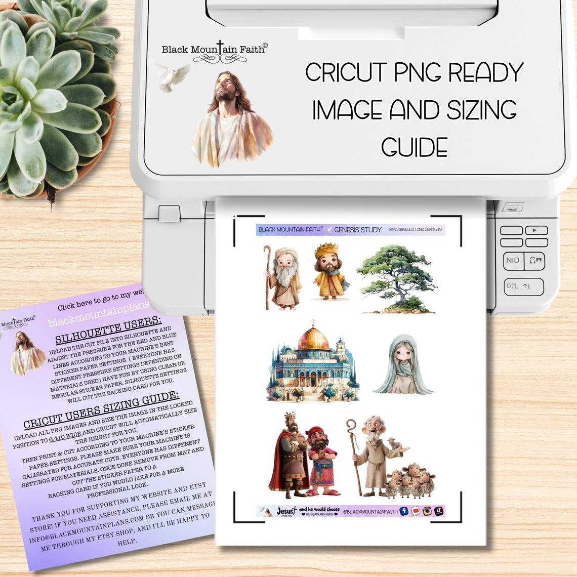 King Abimelech and Abraham || GENESIS || Bible Reading Deco Stickers - Etsy