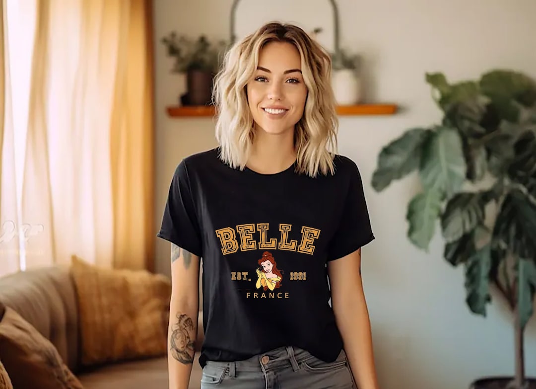 Princess Belle-shirt, EST 1991, Beauty and the Beast, Disney Family ...