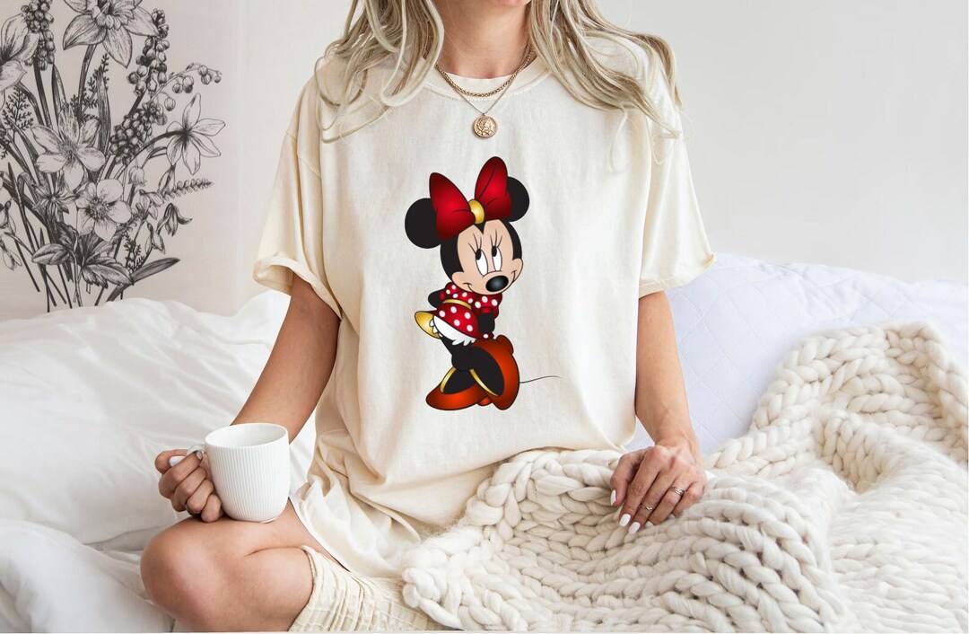 Minnie Classic Shirt, Retro Minnie Shirt, Minnie Mouse Shirt, Checkered ...