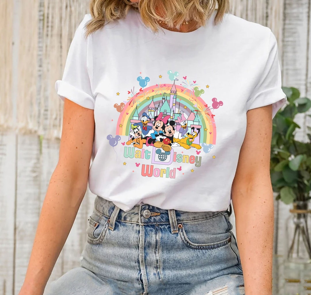 Comfort Colors® Retro Walt Disneyworld Shirt, Mickey and Friends Shirt ...