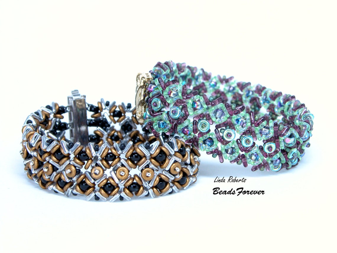 Beading Tutorial Garden Path Bracelet Right Angle Weave - Etsy