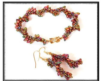 Tutorial, Magical Magatamas Bracelet, Necklace, Earrings. Beading ...