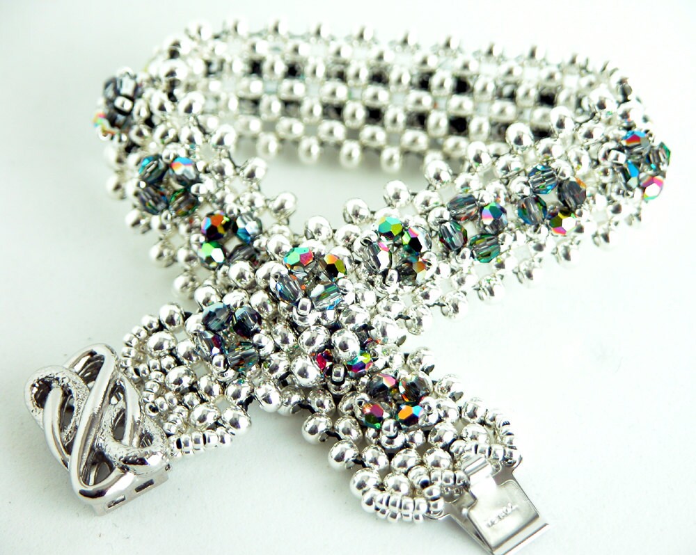 Beading Tutorial Innuendo Metal Bead Bracelet Pattern - Etsy