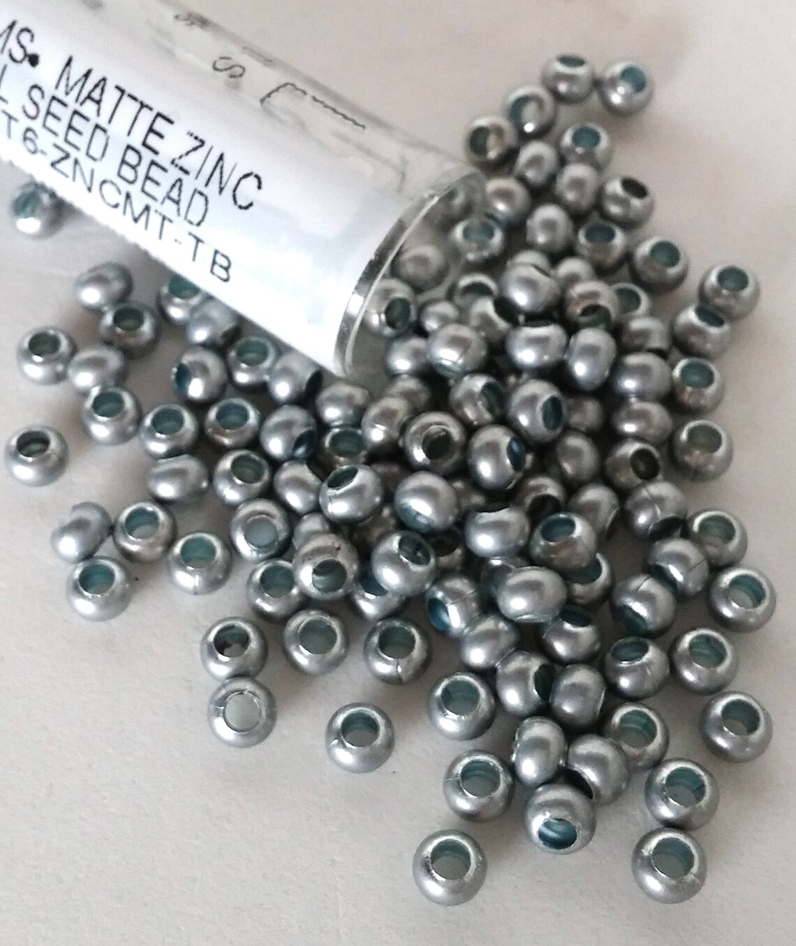Matte Zinc Size 6 Metal Seed Bead Approx 28 Grams - Etsy