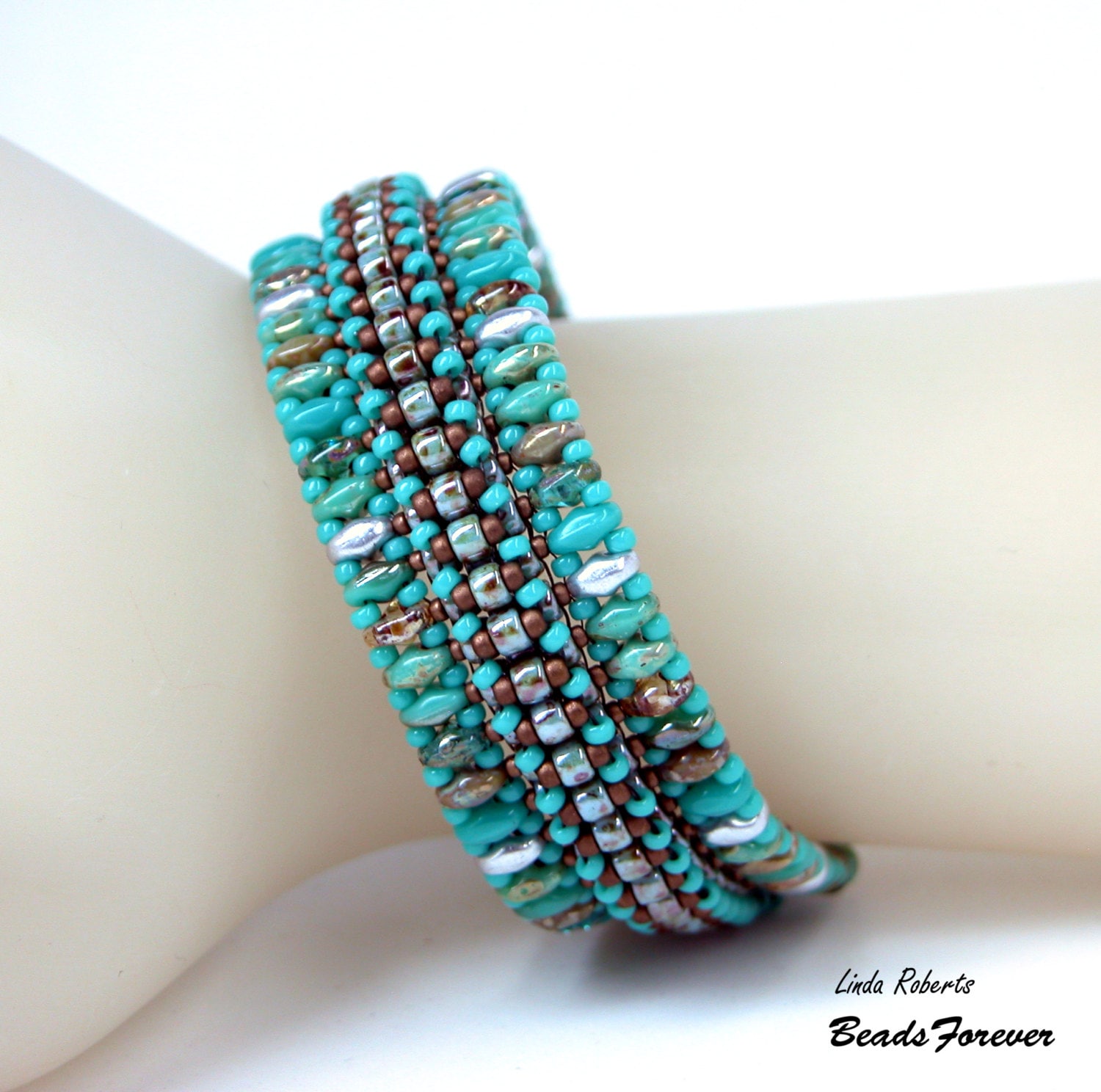 Beading Tutorial Better Shape up Bracelet Superduos - Etsy